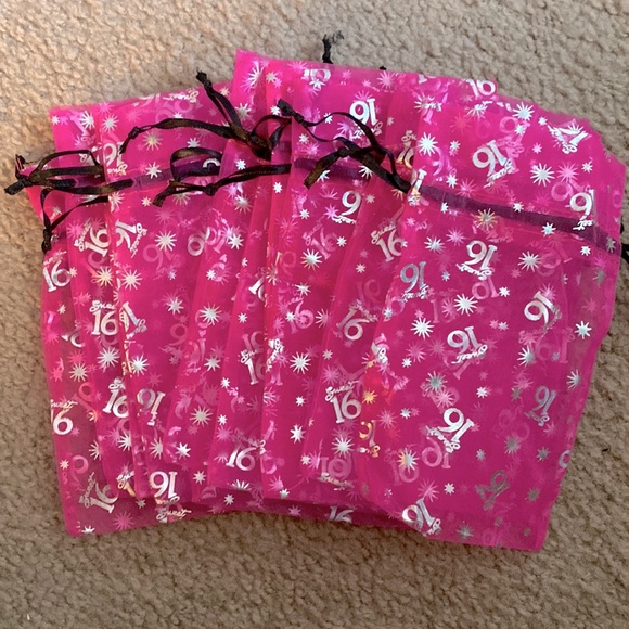 Bags | Sweet 16 Party Cinch Bags Bundle Lot Set | Poshmark